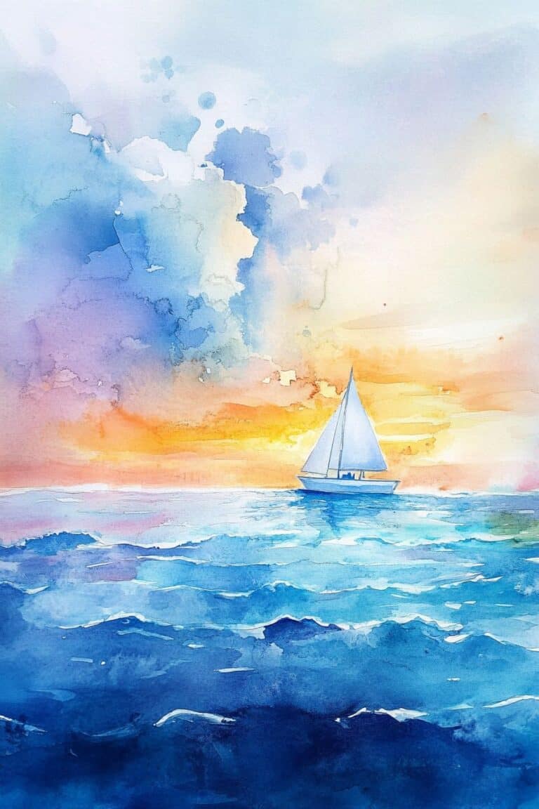 70 Ocean Watercolor Paintings to Bring the Sea to Life - The Sketch ...