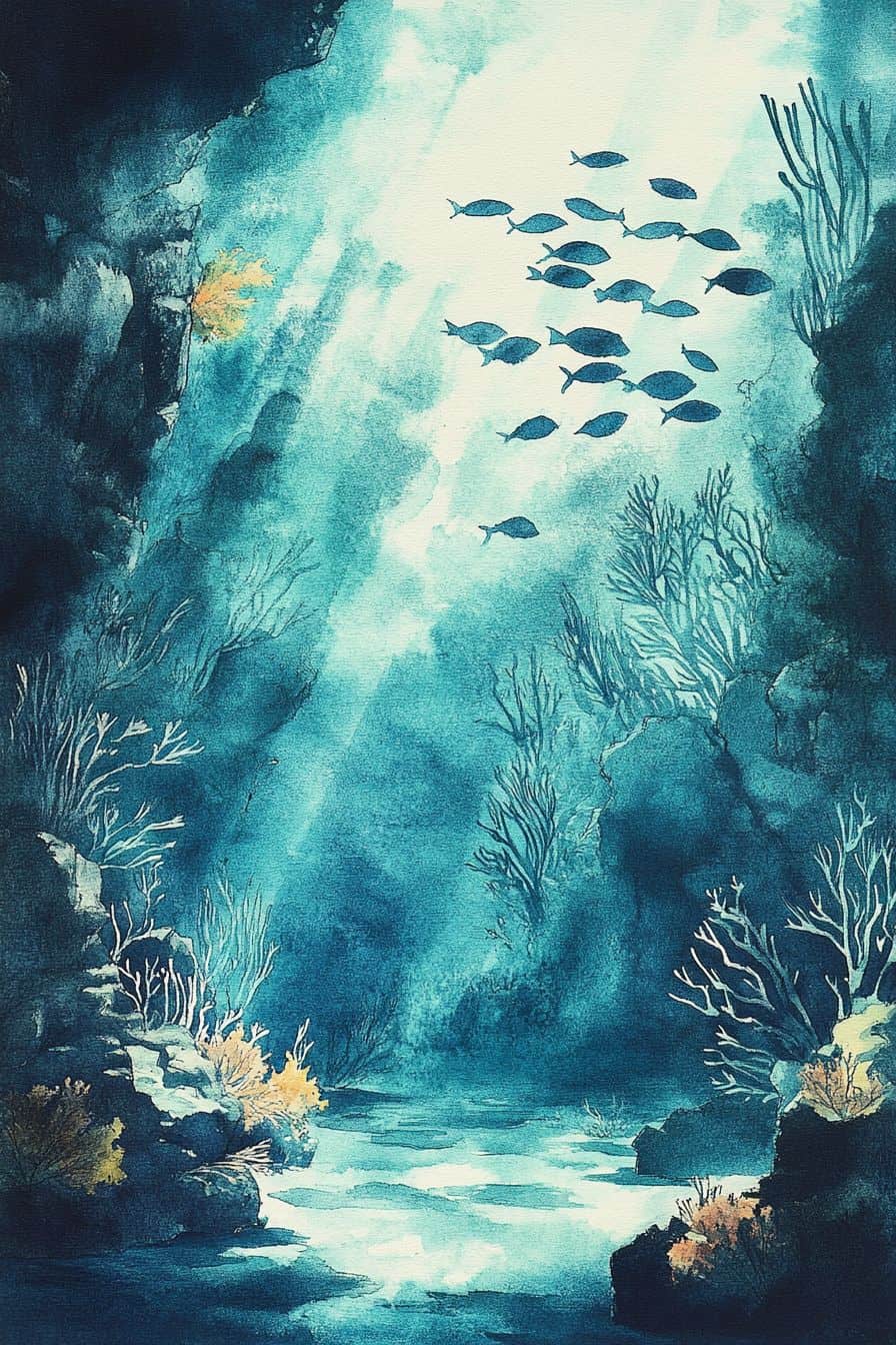 70 Ocean Watercolor Paintings to Bring the Sea to Life - The Sketch ...