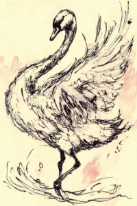 40 Swan Drawing Ideas to Capture Grace and Elegance - The Sketch ...