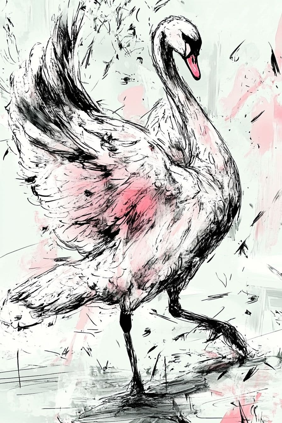 40 Swan Drawing Ideas to Capture Grace and Elegance - The Sketch ...