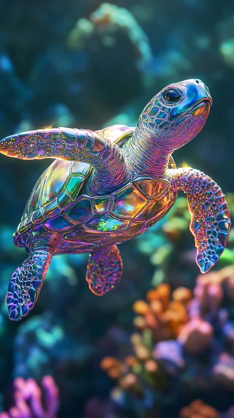 Turtle Time: 80 Turtle Wallpapers For Your Phone - The Sketch & Doodle Club