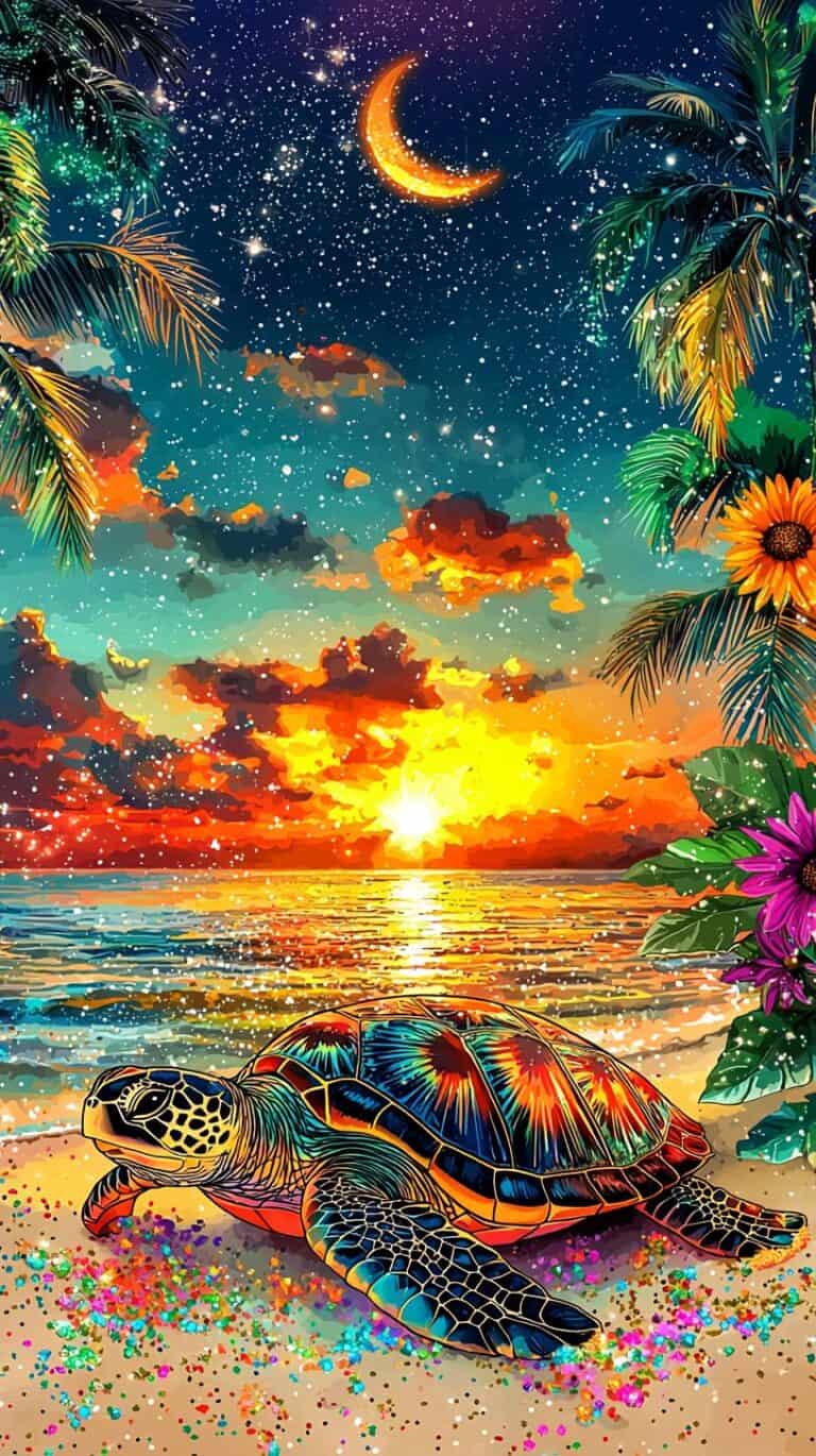 Turtle Time: 80 Turtle Wallpapers For Your Phone - The Sketch & Doodle Club