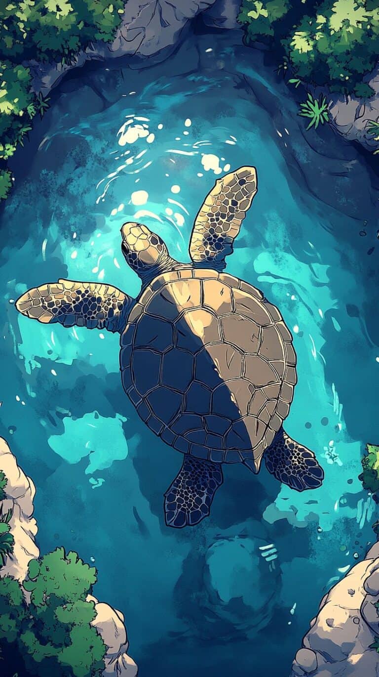 Turtle Time: 80 Turtle Wallpapers For Your Phone - The Sketch & Doodle Club