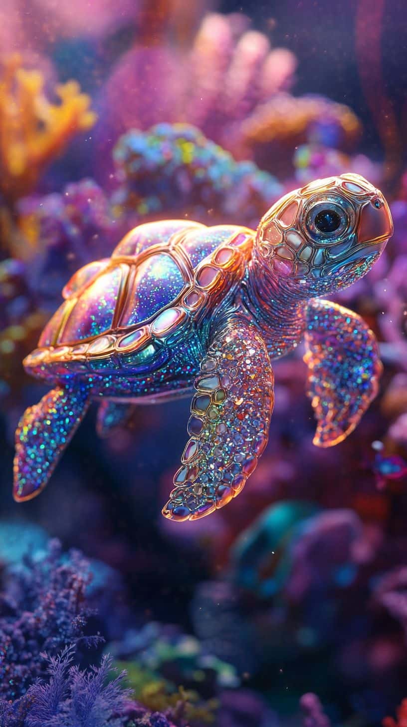 Turtle Time: 80 Turtle Wallpapers For Your Phone - The Sketch & Doodle Club