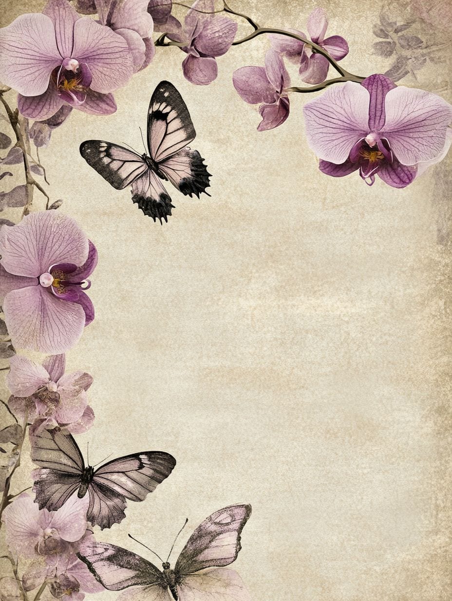 75 Charming Vintage Floral Digital Papers {Free} - The Sketch & Doodle Club