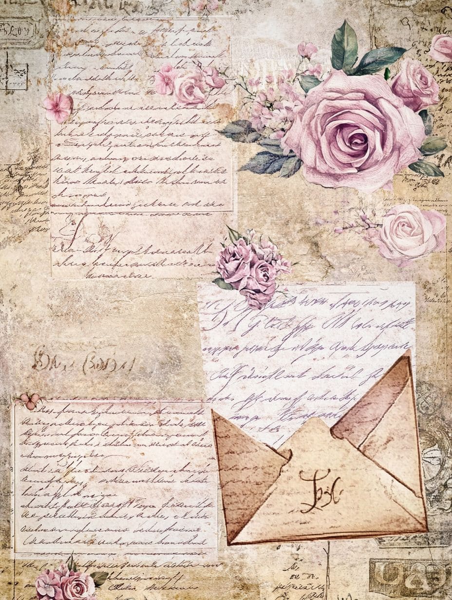 75 Charming Vintage Floral Digital Papers {Free} - The Sketch & Doodle Club