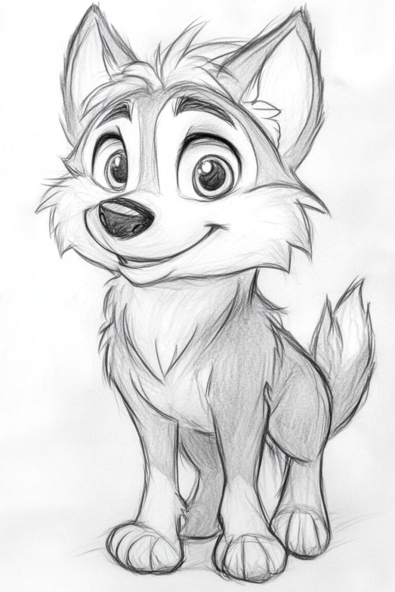 50+ Wolf Drawing Ideas to Unleash Your Artistic Wild Side - The Sketch ...