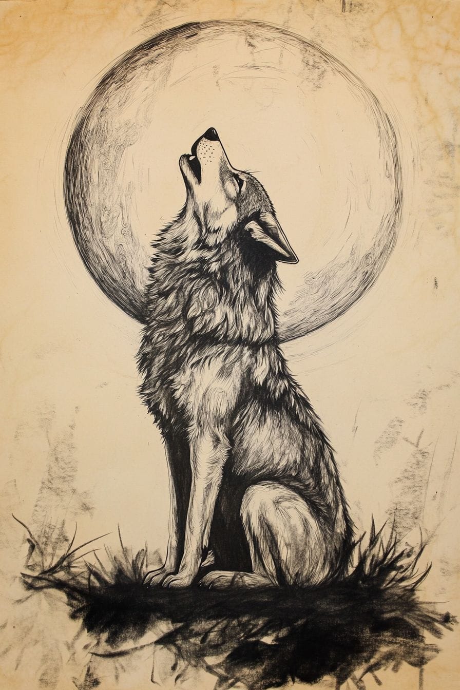 50+ Wolf Drawing Ideas to Unleash Your Artistic Wild Side - The Sketch ...