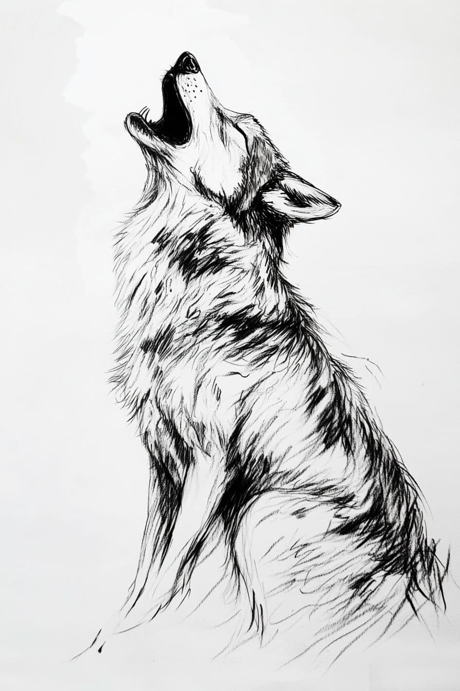 50+ Wolf Drawing Ideas to Unleash Your Artistic Wild Side - The Sketch ...