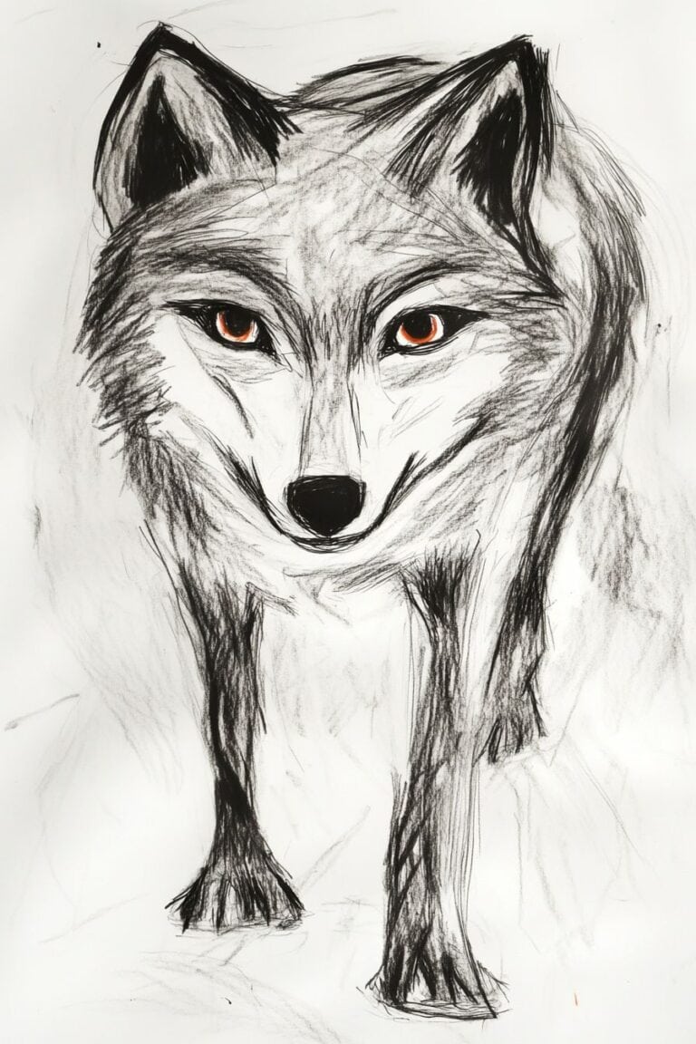 50+ Wolf Drawing Ideas to Unleash Your Artistic Wild Side - The Sketch ...