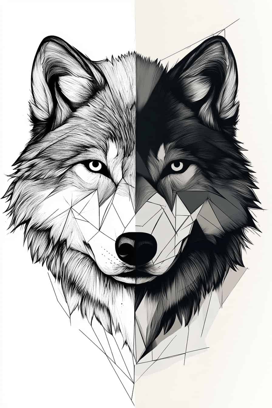 50+ Wolf Drawing Ideas to Unleash Your Artistic Wild Side - The Sketch ...