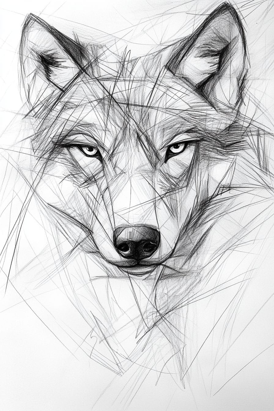 50+ Wolf Drawing Ideas to Unleash Your Artistic Wild Side - The Sketch ...