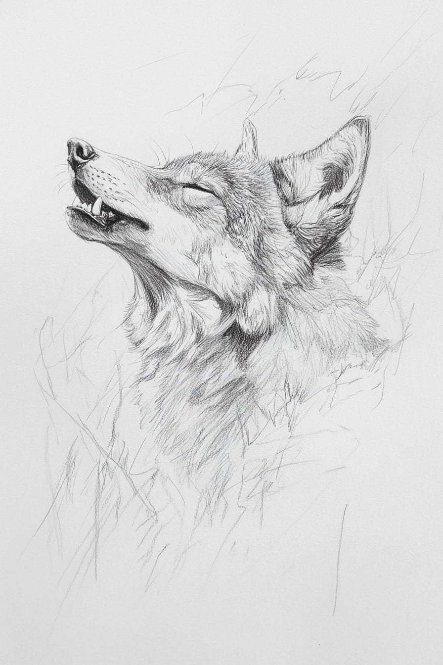 50+ Wolf Drawing Ideas to Unleash Your Artistic Wild Side - The Sketch ...