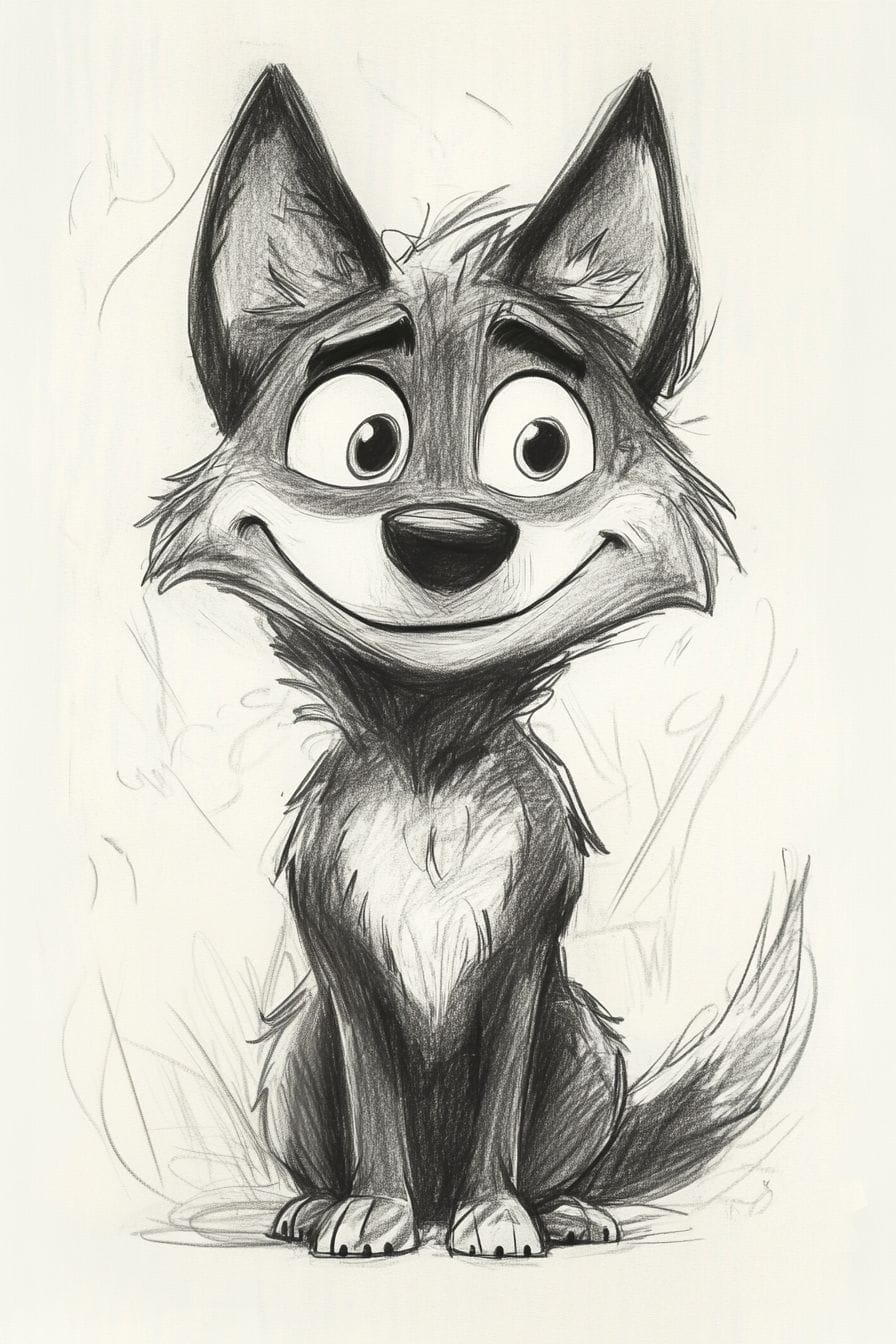 50+ Wolf Drawing Ideas to Unleash Your Artistic Wild Side - The Sketch ...