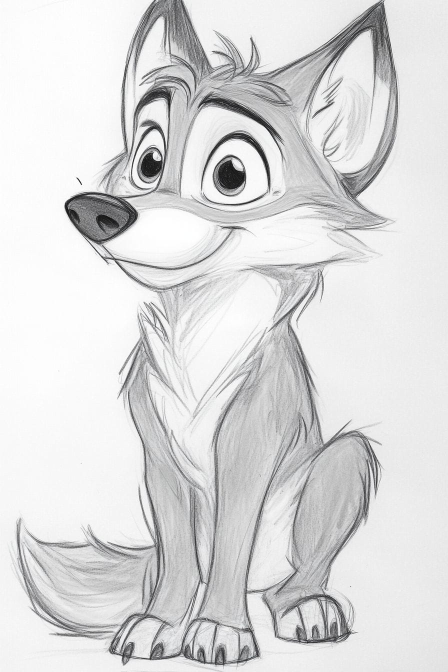 50+ Wolf Drawing Ideas to Unleash Your Artistic Wild Side - The Sketch ...