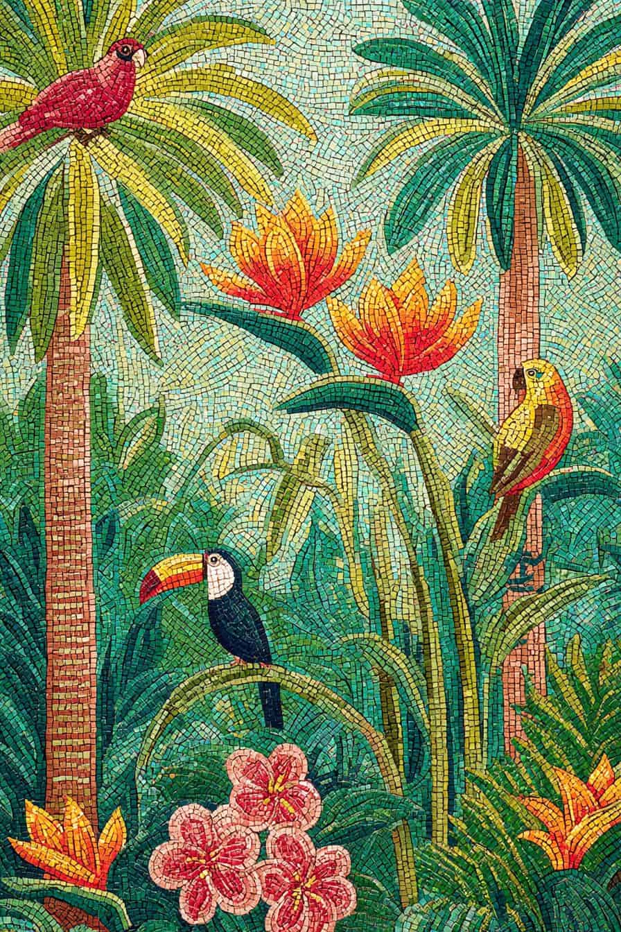 70+ Mosaic Art Illustrations To Inspire Your Creativity - The Sketch ...