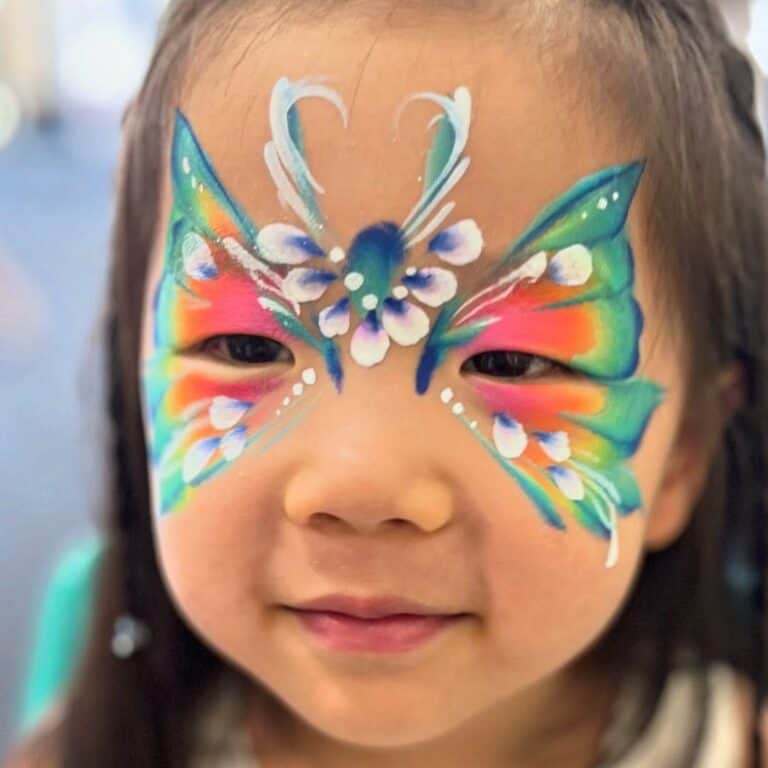 35 Magical Butterfly Face Paint Ideas for All Ages - The Sketch ...
