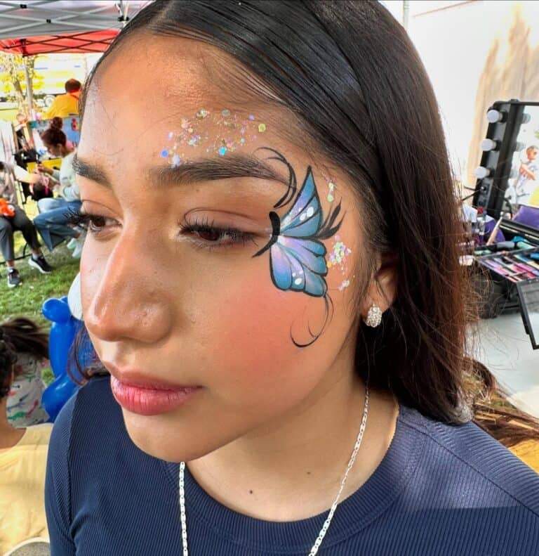 35 Magical Butterfly Face Paint Ideas for All Ages - The Sketch ...