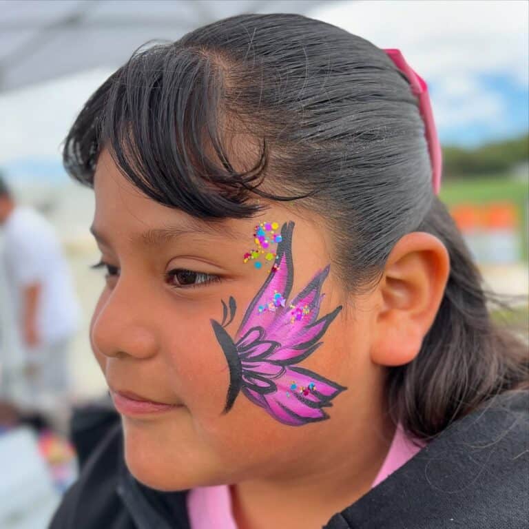 35 Magical Butterfly Face Paint Ideas for All Ages - The Sketch ...