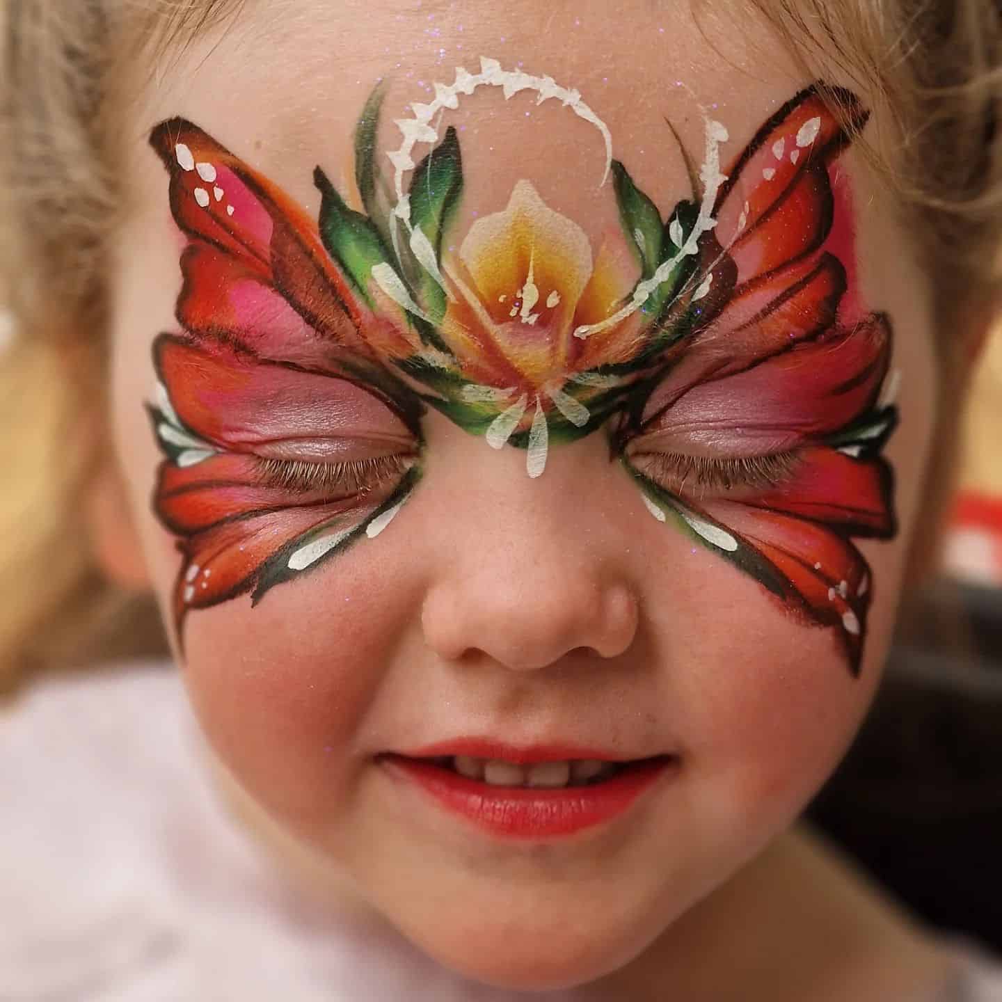 35 Magical Butterfly Face Paint Ideas for All Ages - The Sketch ...
