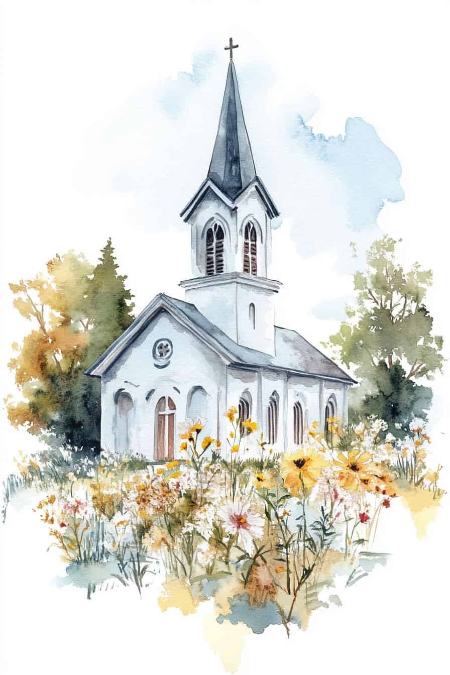 Divine Inspiration: Stunning Church Illustration Ideas to Spark Your ...