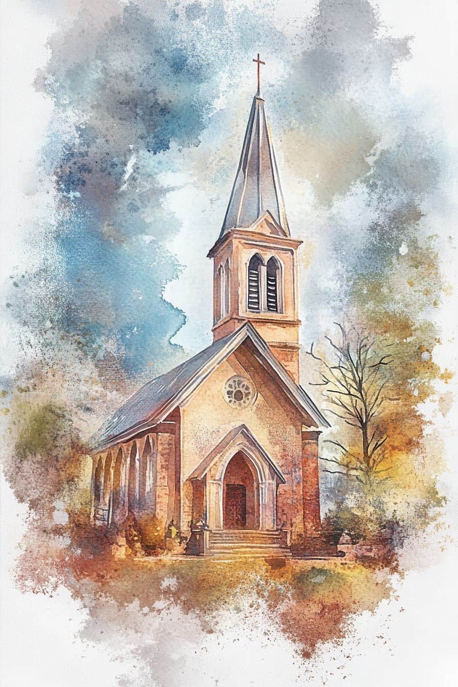 Divine Inspiration: Stunning Church Illustration Ideas to Spark Your ...