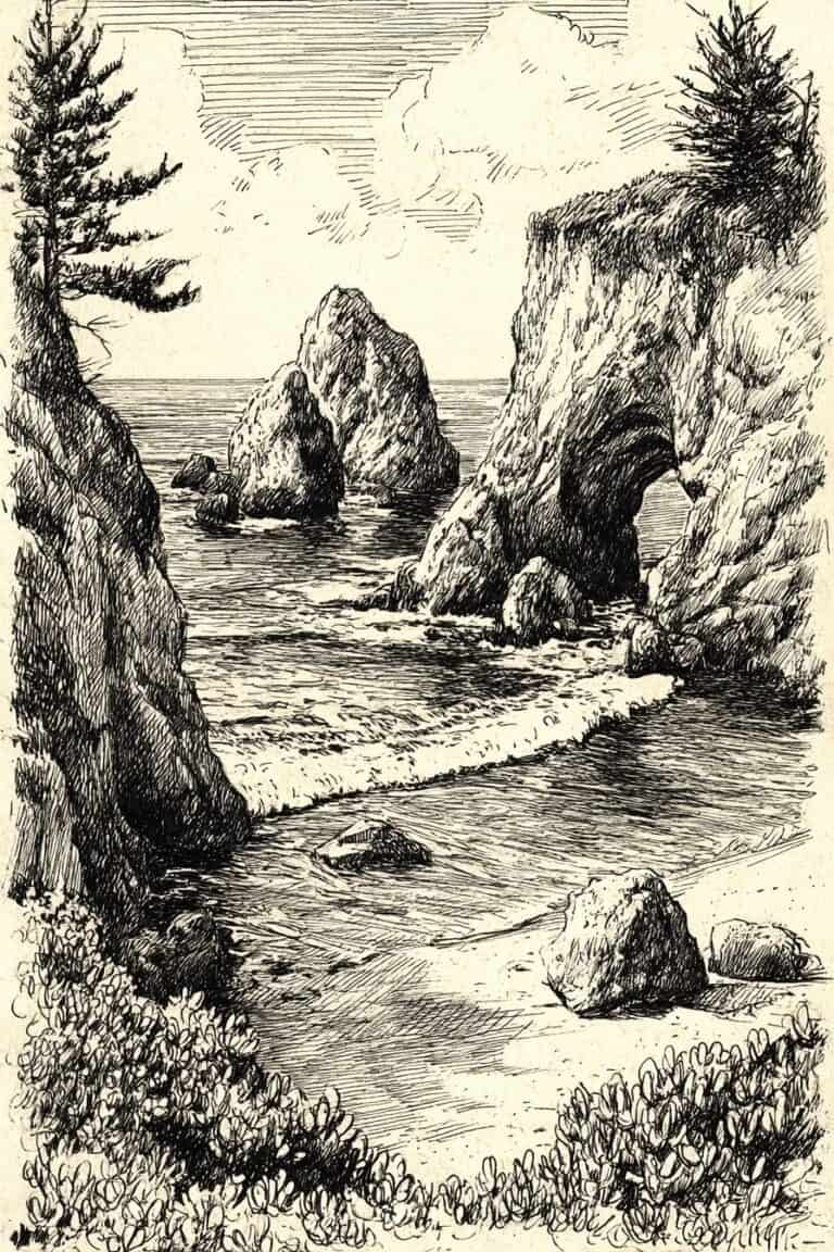 75+ Landscape Drawing Ideas to Ignite Your Inner Artist - The Sketch ...