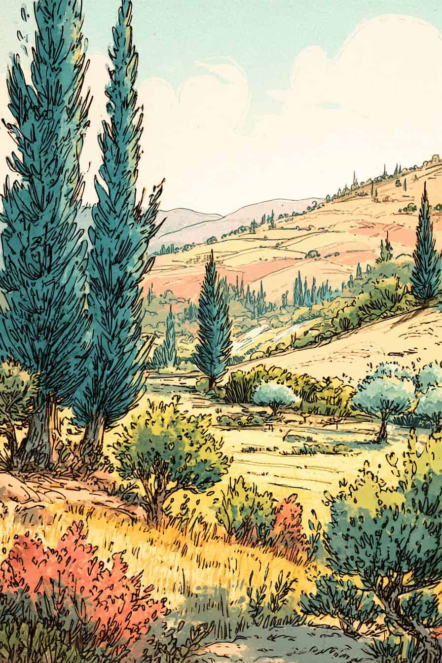 75+ Landscape Drawing Ideas to Ignite Your Inner Artist - The Sketch ...