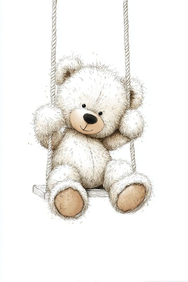 30 Adorable Teddy Bear Drawings to Melt Your Heart - The Sketch ...