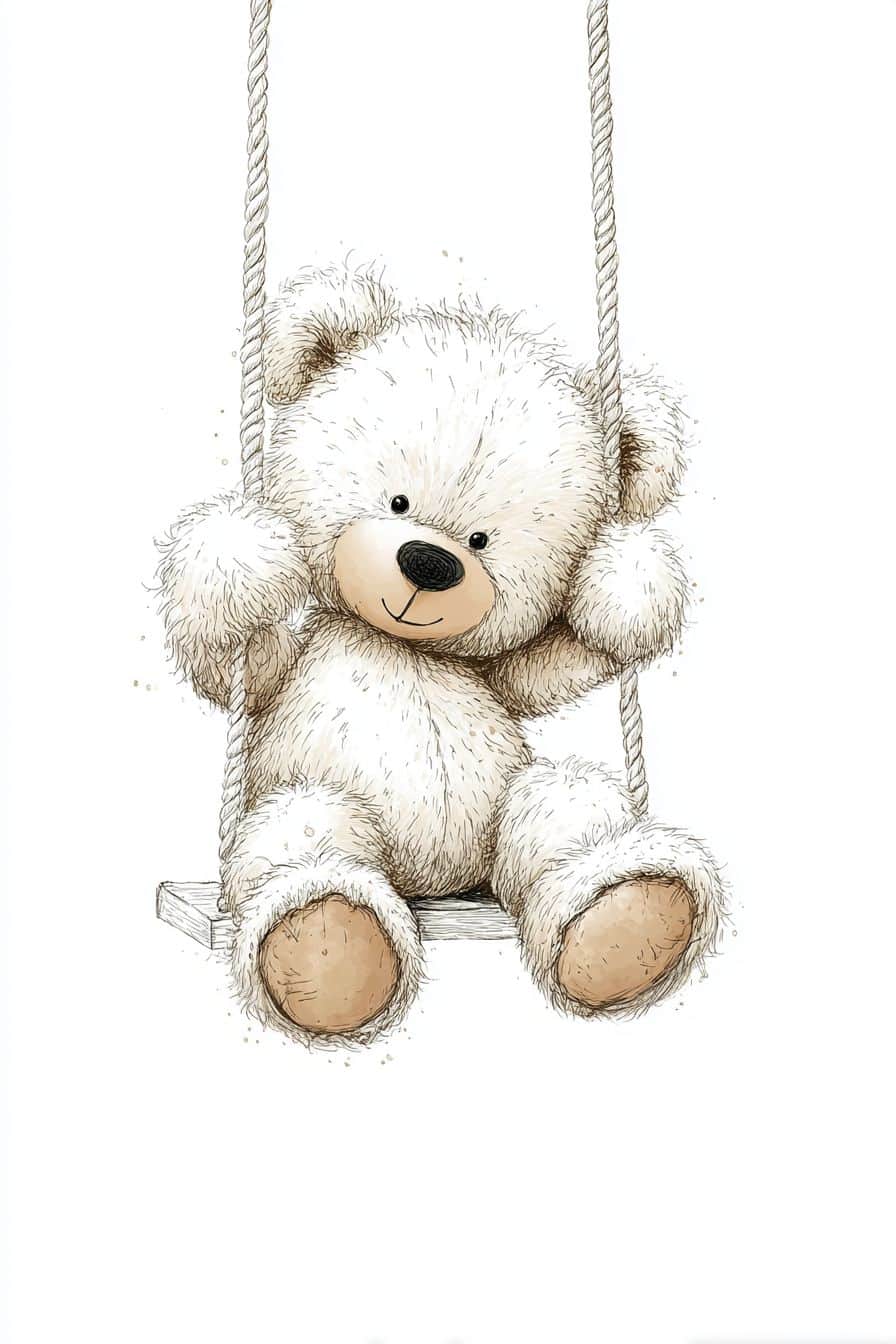 30 Adorable Teddy Bear Drawings to Melt Your Heart - The Sketch ...
