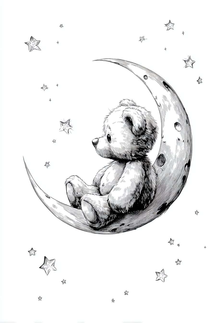 30 Adorable Teddy Bear Drawings to Melt Your Heart - The Sketch ...