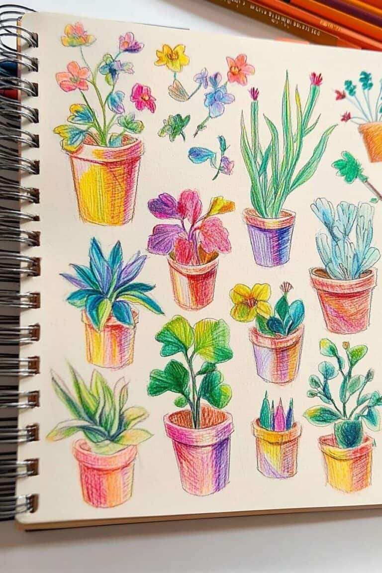 60+ Fun Colored Pencil Drawing Ideas to Spark Your Creativity - The ...