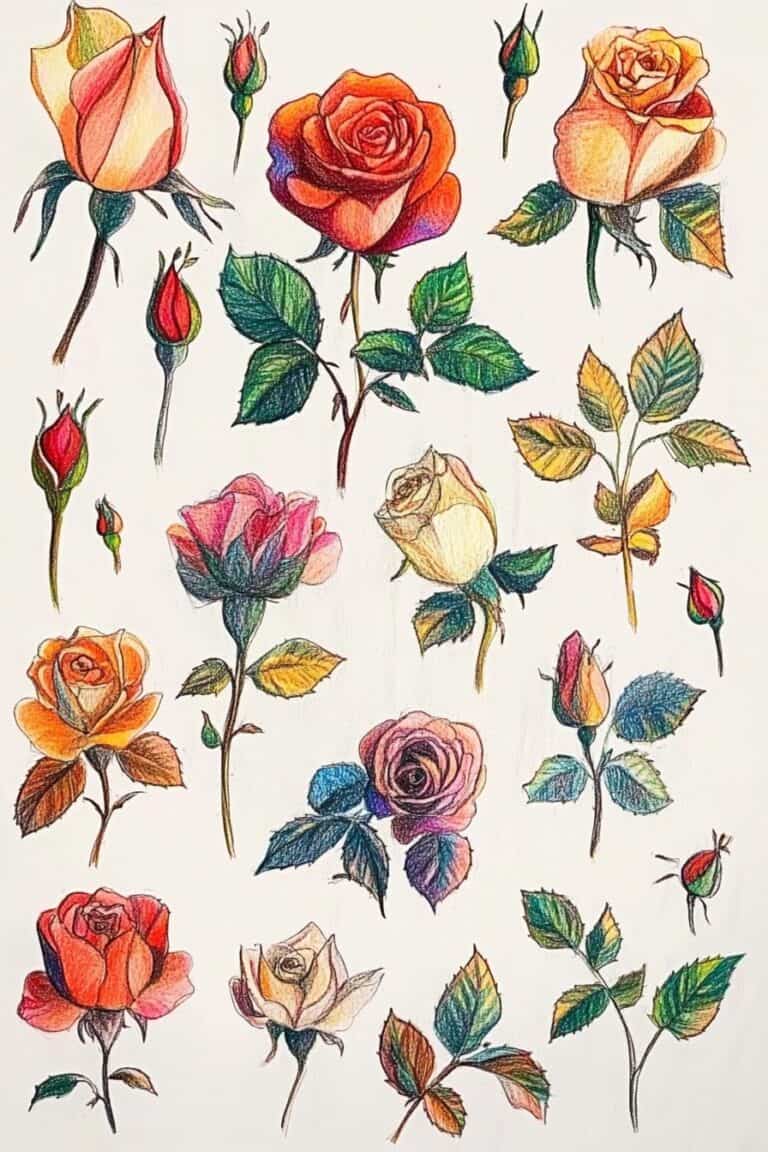 60+ Fun Colored Pencil Drawing Ideas to Spark Your Creativity - The ...