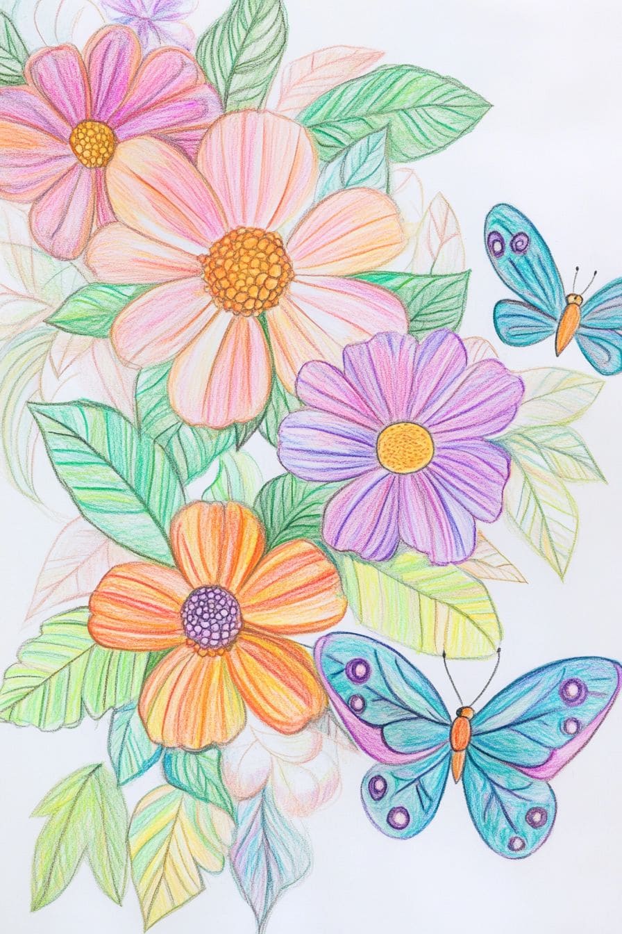 60+ Fun Colored Pencil Drawing Ideas to Spark Your Creativity - The ...