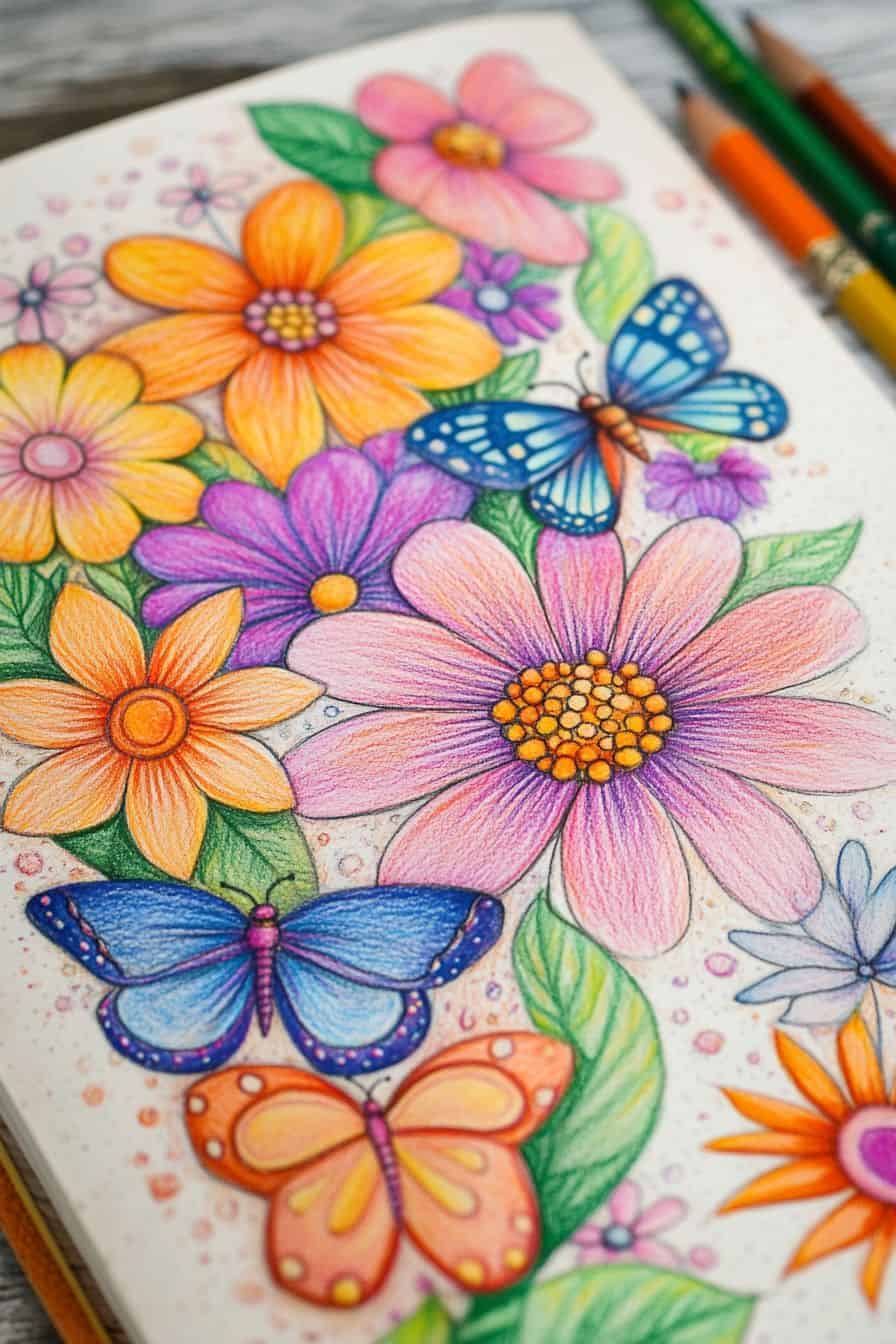 60+ Fun Colored Pencil Drawing Ideas to Spark Your Creativity - The ...