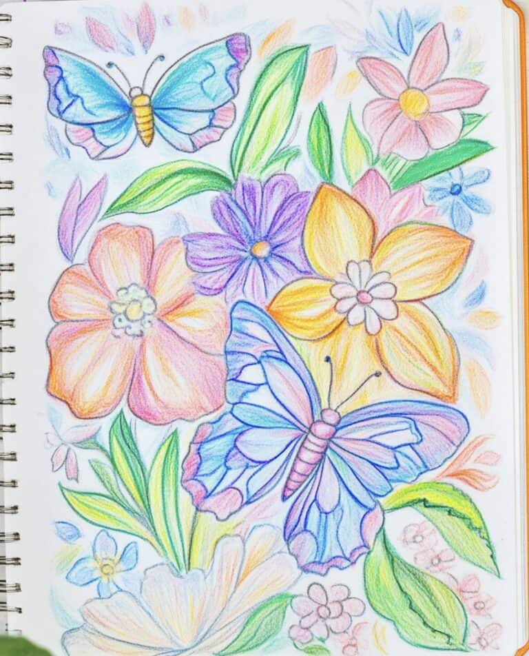 60+ Fun Colored Pencil Drawing Ideas to Spark Your Creativity - The ...