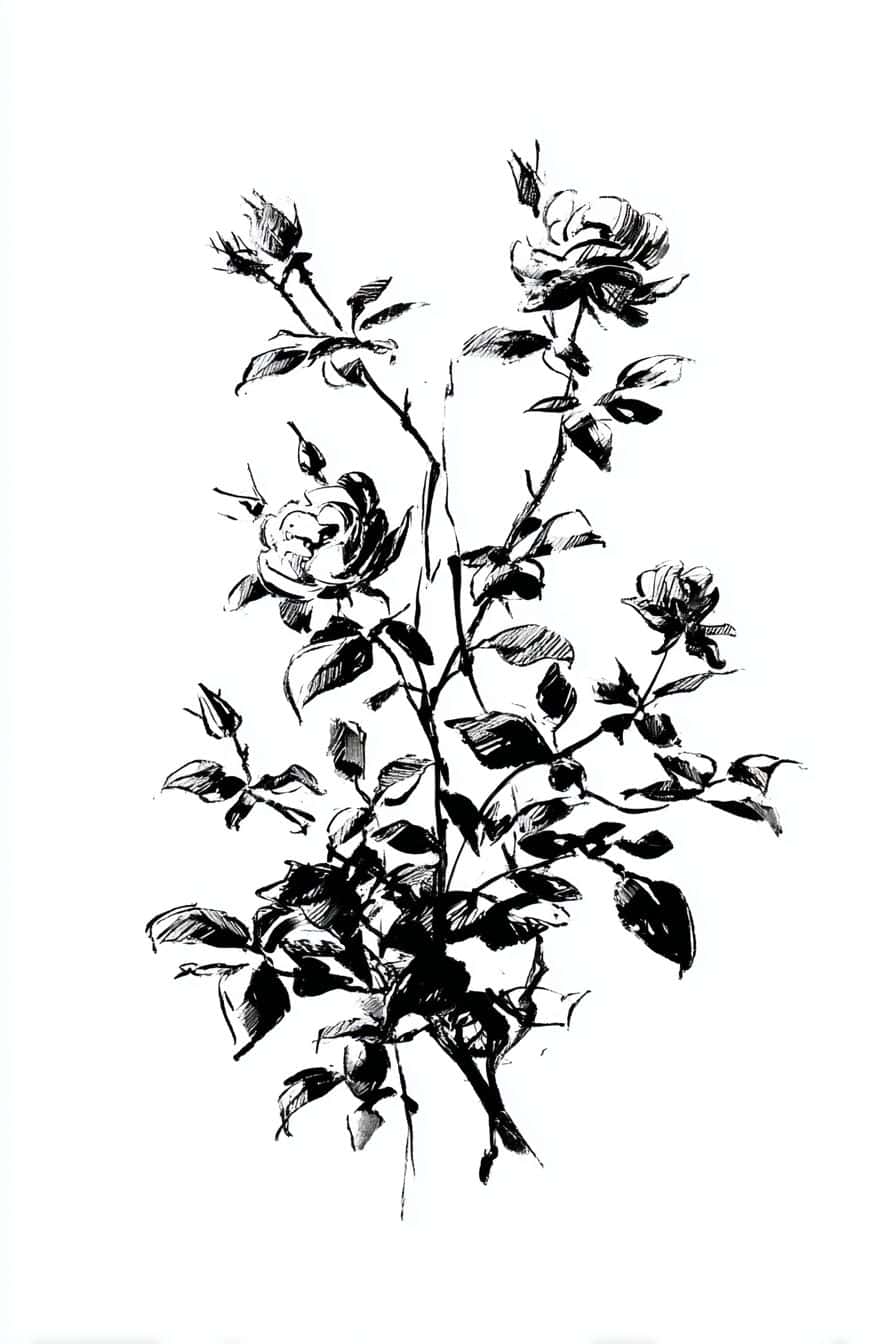 65 Rose Drawings to Celebrate the Timeless Beauty of Nature - The ...