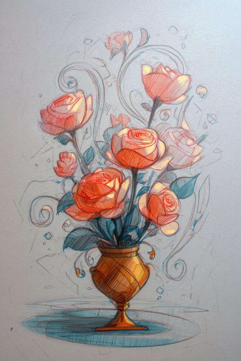 65 Rose Drawings to Celebrate the Timeless Beauty of Nature - The ...