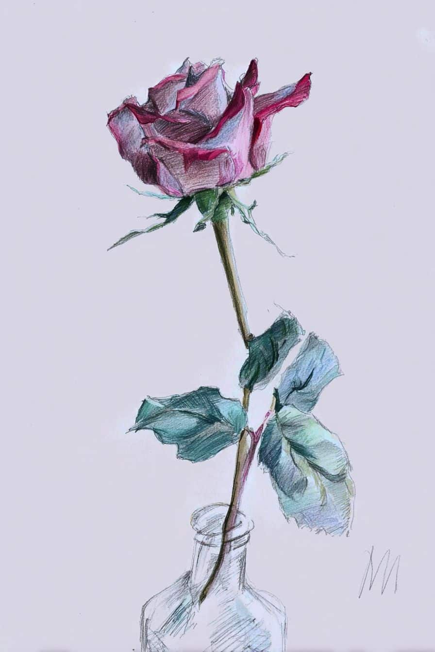 65 Rose Drawings to Celebrate the Timeless Beauty of Nature - The ...