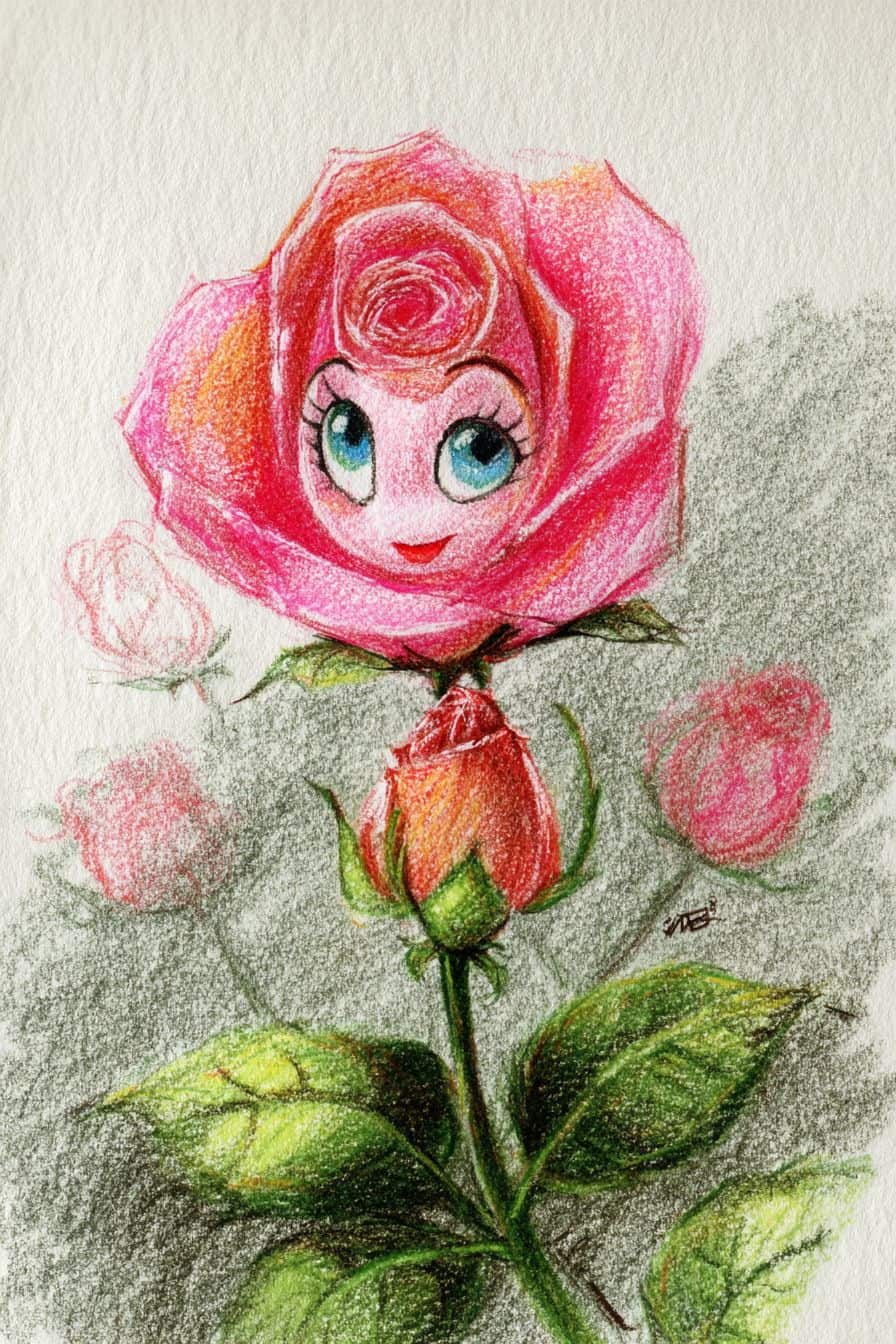 65 Rose Drawings to Celebrate the Timeless Beauty of Nature - The ...