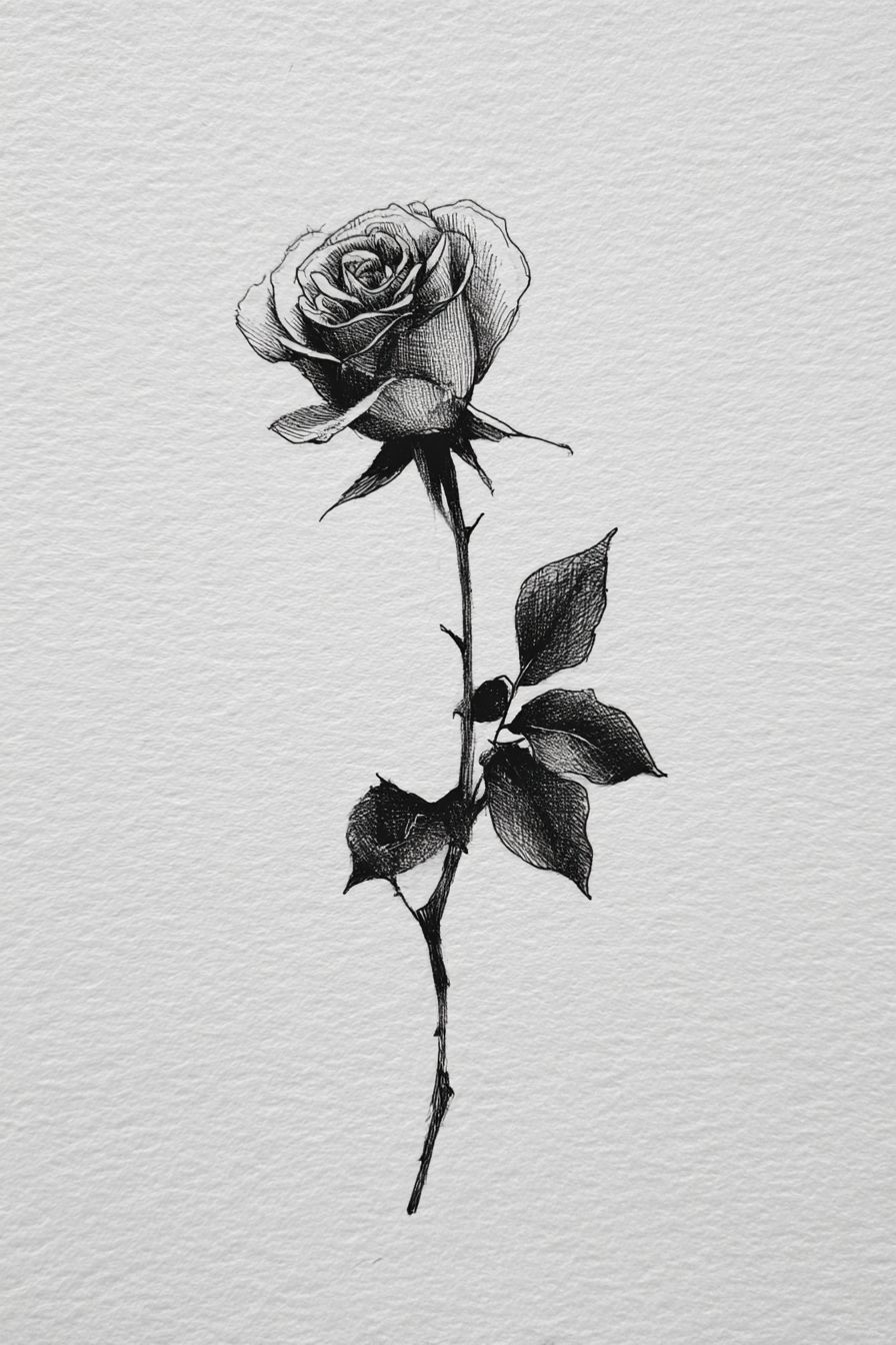 65 Rose Drawings to Celebrate the Timeless Beauty of Nature - The ...