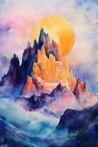 50 Mountain Watercolor Ideas That Are Stunning - The Sketch & Doodle Club