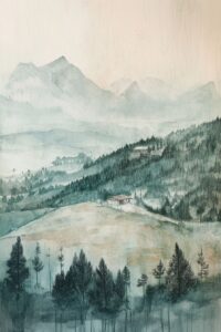 50 Mountain Watercolor Ideas That Are Stunning - The Sketch & Doodle Club
