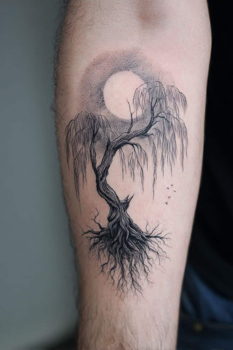27 Unique Willow Tree Tattoo Ideas for Your Next Ink Inspiration - The ...