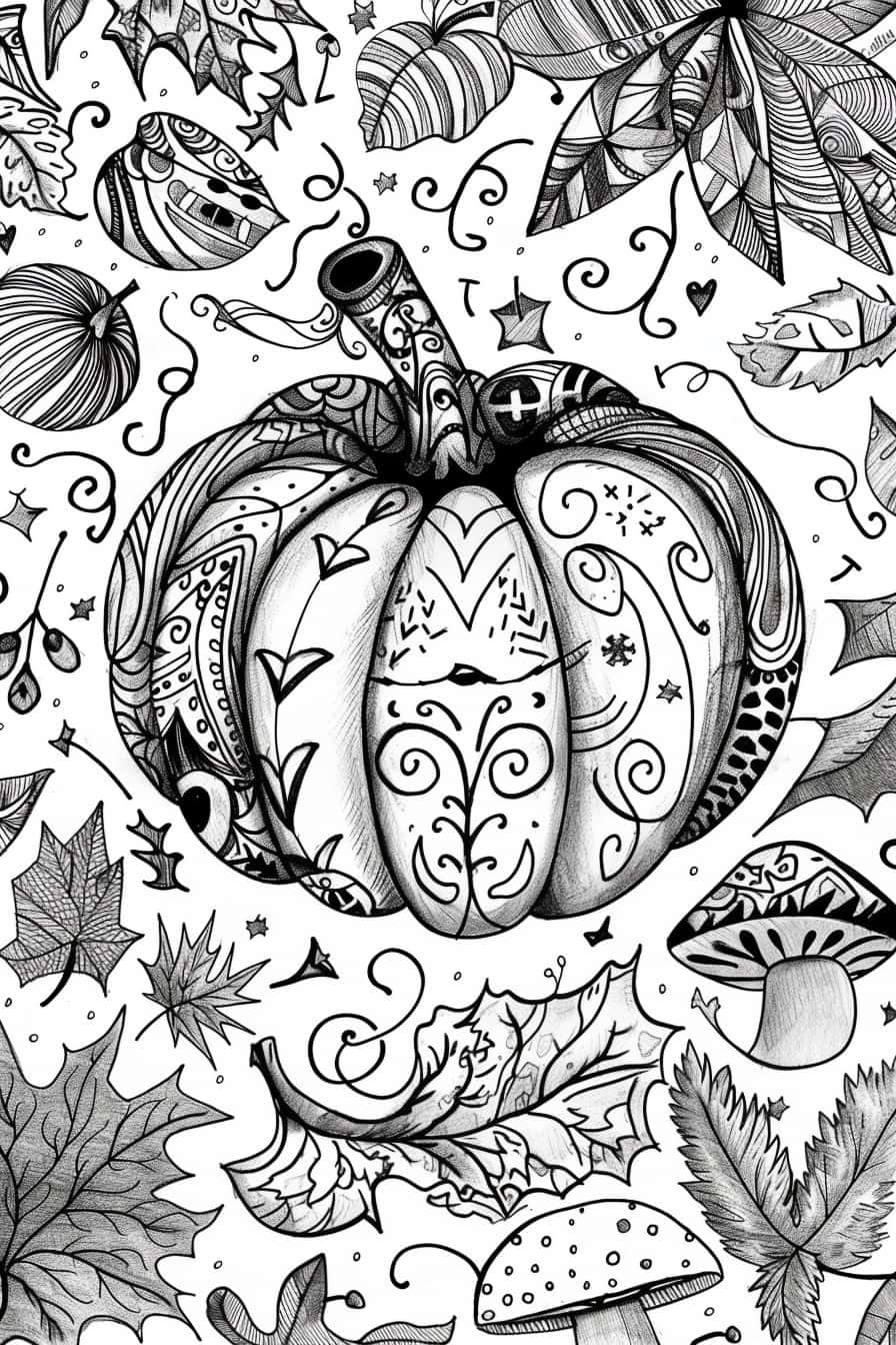 Doodle Your Way Through Fall: Fun and Easy Fall Doodles - The Sketch ...