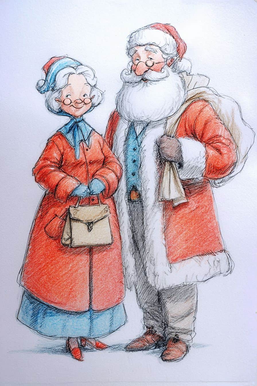 55 Christmas Drawings For Cards and Tags - The Sketch & Doodle Club