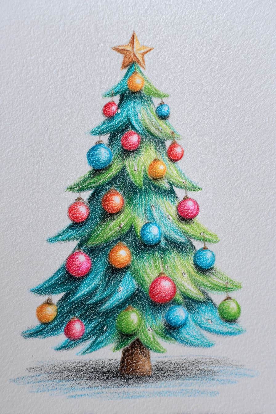 55 Christmas Drawings For Cards and Tags - The Sketch & Doodle Club
