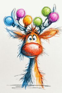55 Christmas Drawings For Cards and Tags - The Sketch & Doodle Club