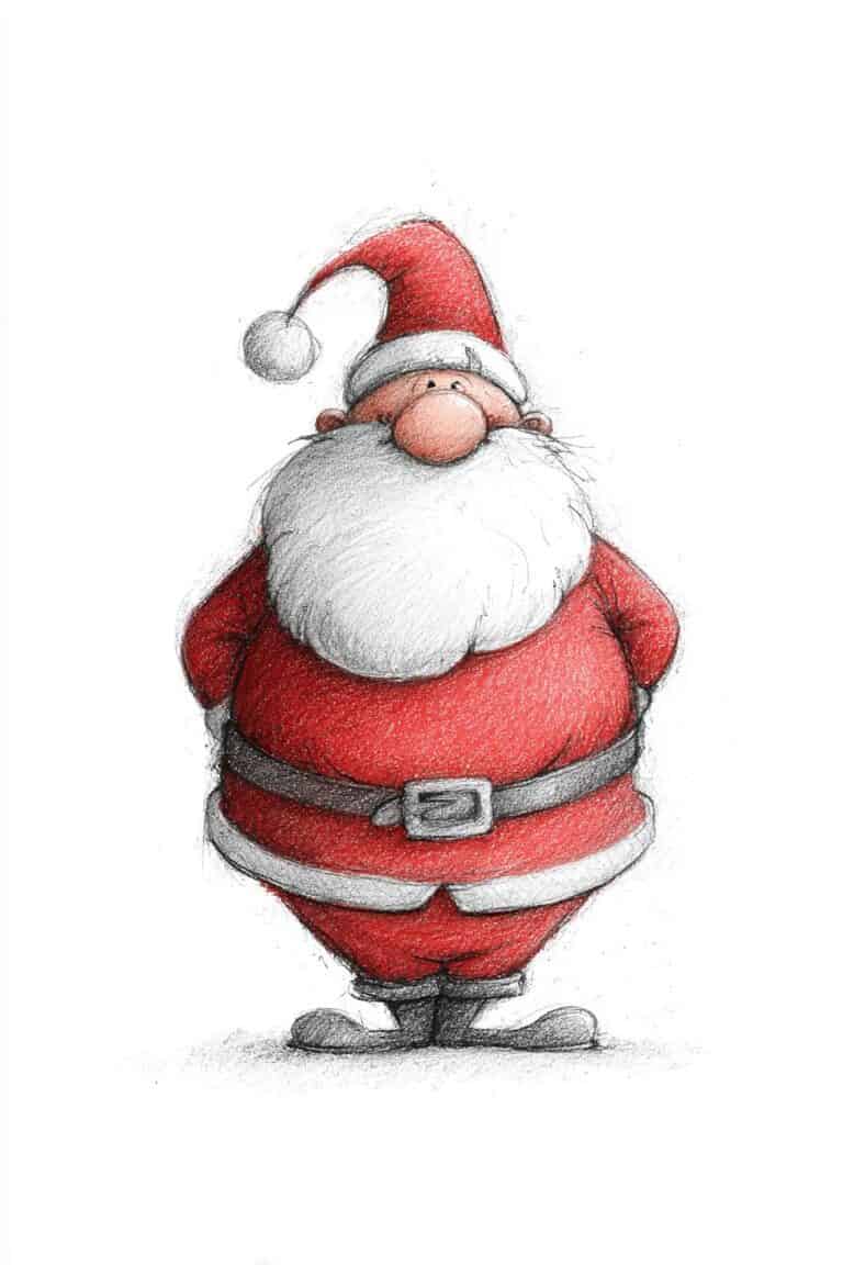 55 Christmas Drawings For Cards and Tags - The Sketch & Doodle Club