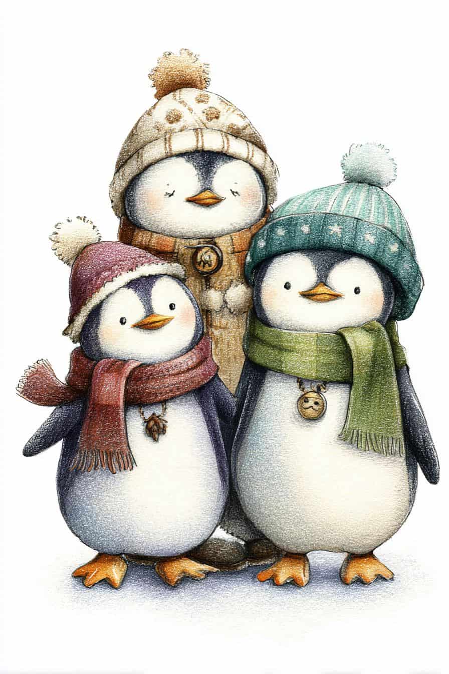55 Christmas Drawings For Cards and Tags - The Sketch & Doodle Club